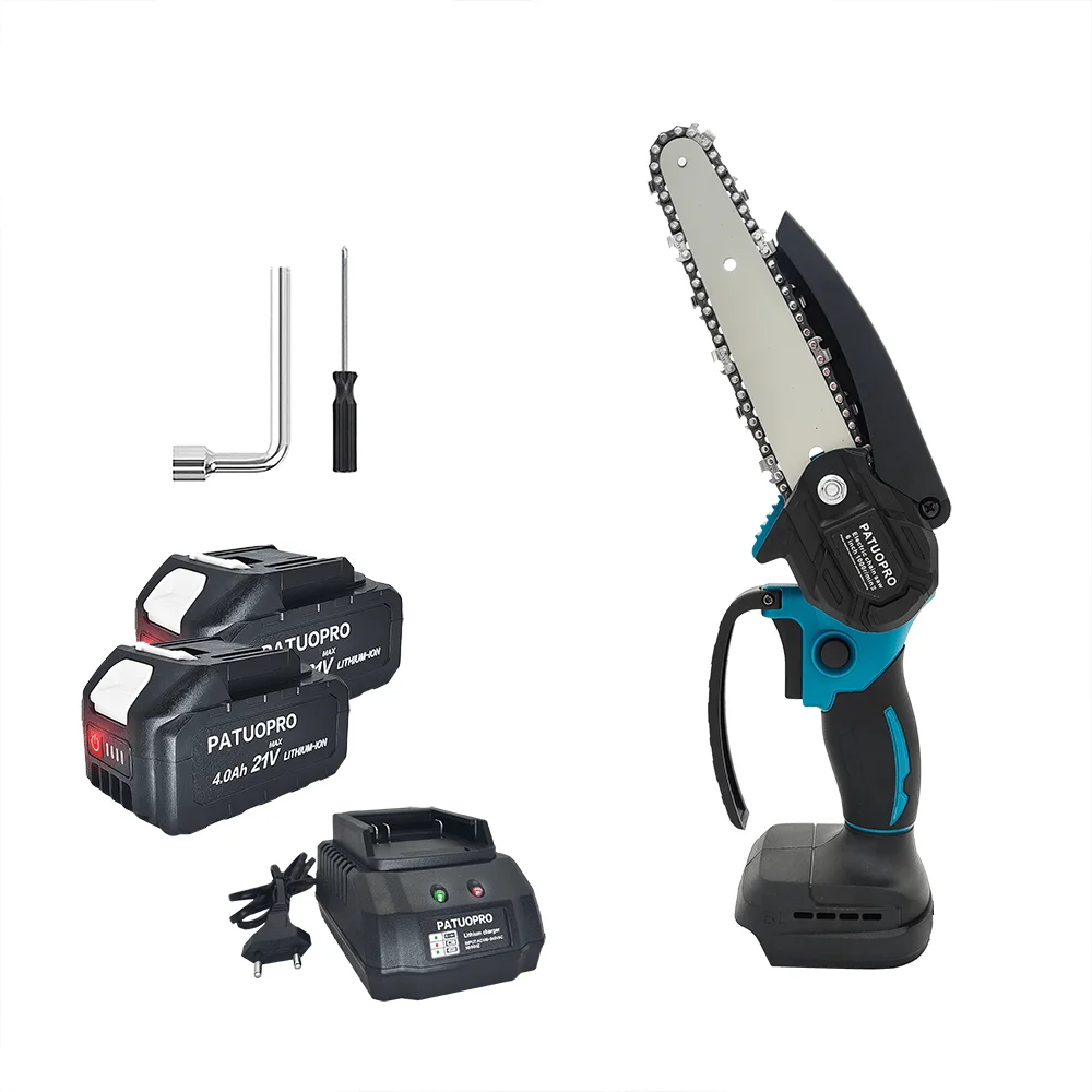 PATUOPRO-6-Inch-Chain-Saw-Cordless-Electric-Saw-Garden-Tree-Logging-Saw ...