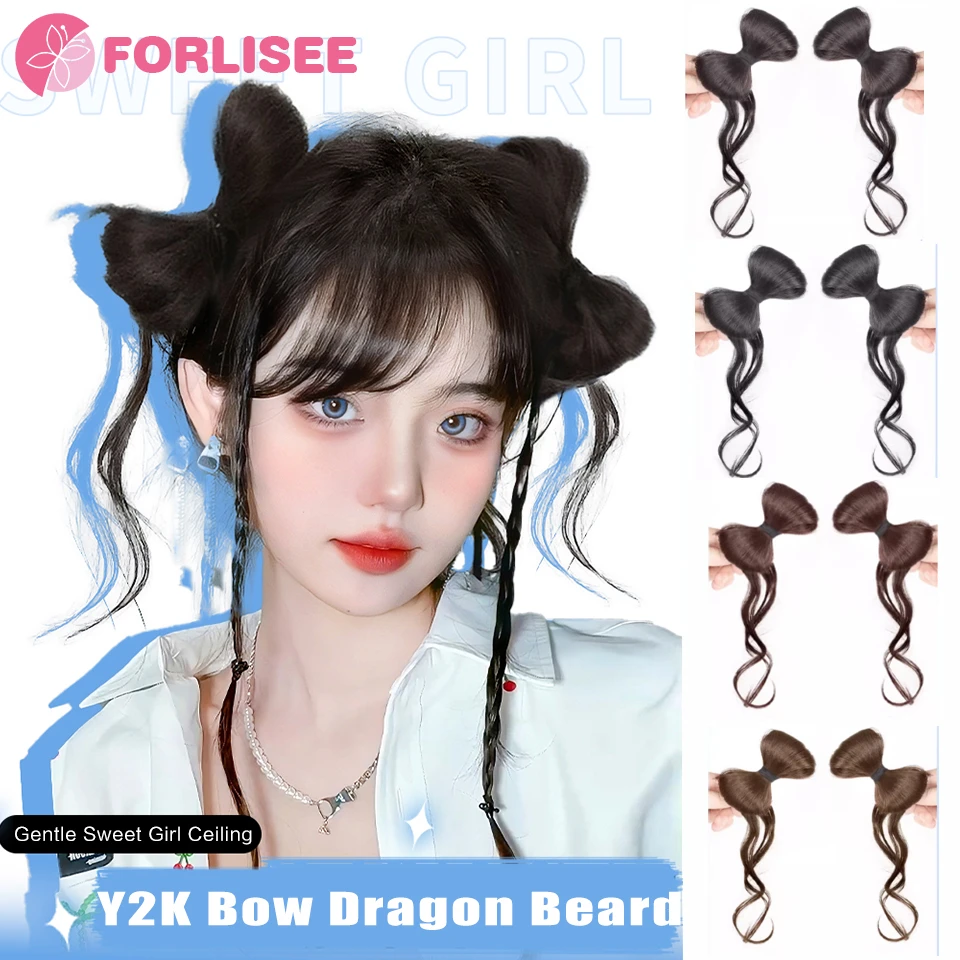 FORLISEE-Synthetic-Wanzi-Tou-Wig-Hairpin-Women-s-Fashion-Clasp-Style ...