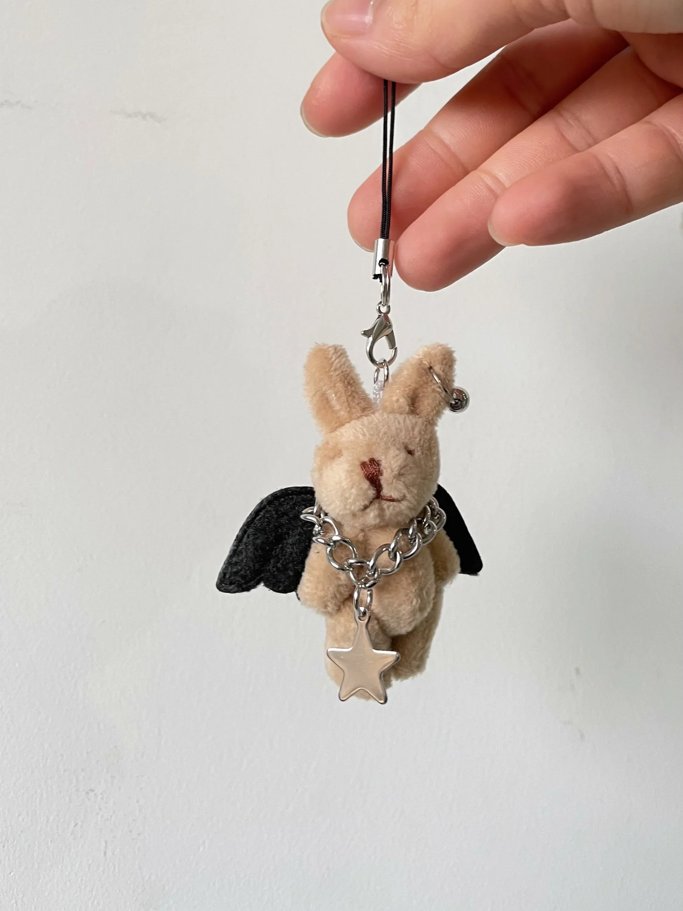 Original-Devil-Rabbit-Puppet-Wings-Star-Gothic-Punk-Mobile-Phone-Chain ...