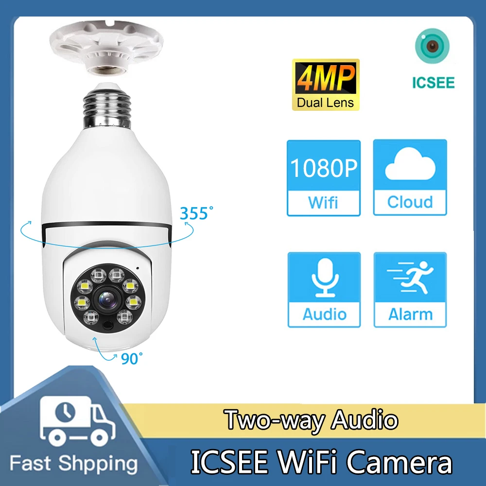 E27-4MP-ICSEE-Bulb-Camera-Baby-Monitor-1080P-Pet-Monitor-Night-Vision ...