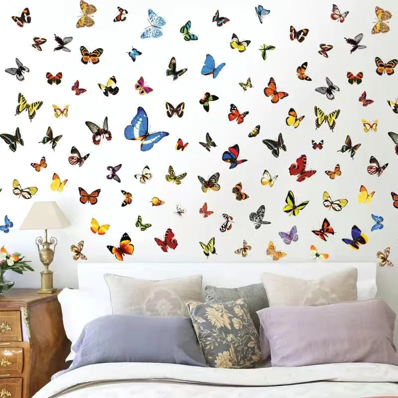 Pieces-Beautiful-Butterfly-Stickers-Wall-Sticker-Kids-Room-Bedroom-Home ...