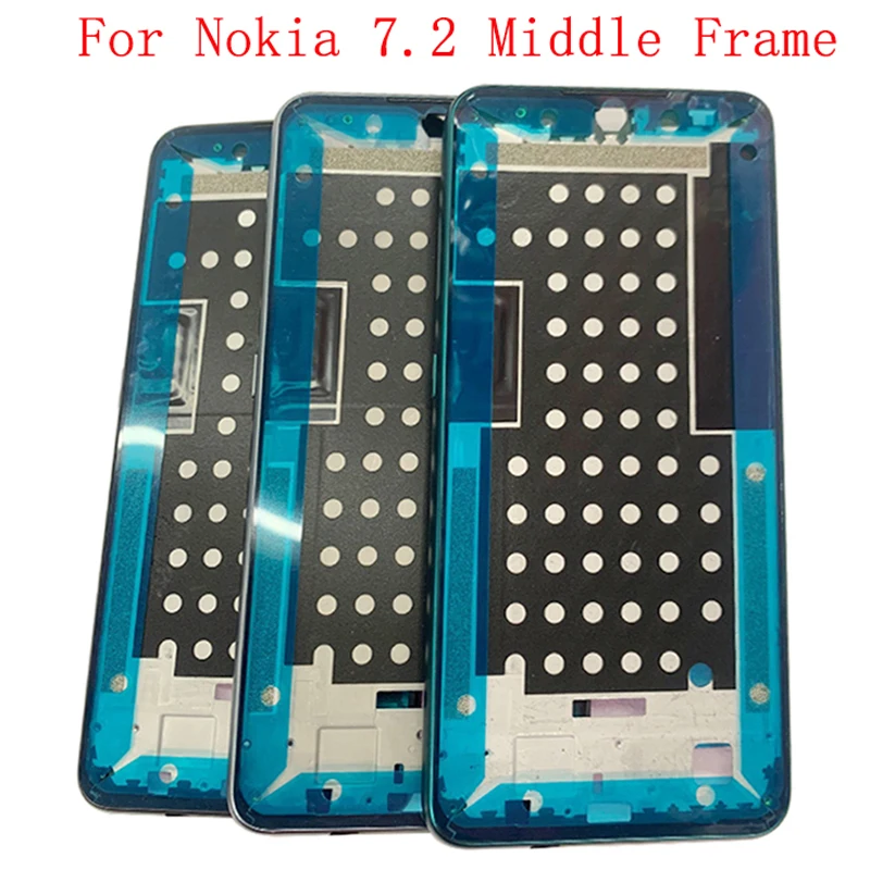 Middle Frame LCD Bezel Plate Panel Chassis Housing For Nokia 6.2 7.2 ...