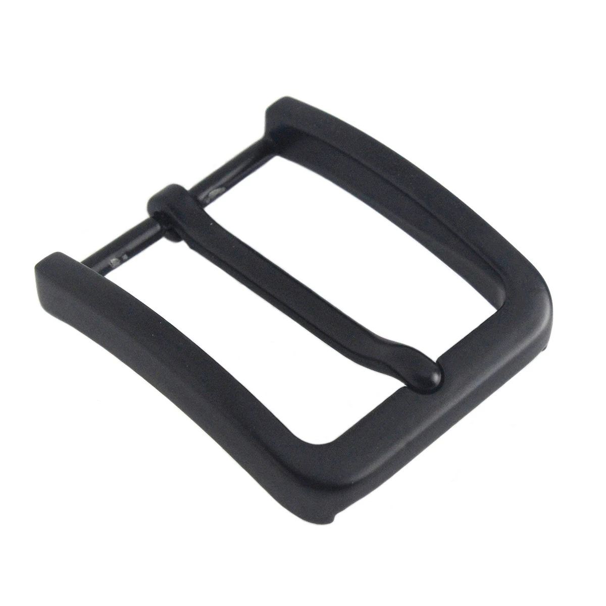 1pcs 40mm Matte Black Belt Buckle Metal Single Pin Buckle Jeans ...
