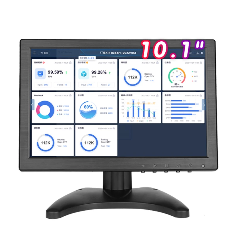 Monitor-de-escritorio-Industrial-con-pantalla-TFT-LCD-de-10-1-pulgadas ...