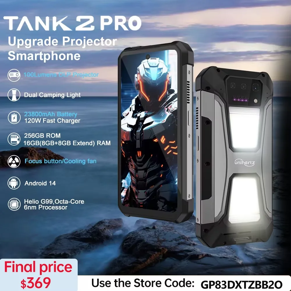 Unihertz-8849-tank-2-Pro-tel-fono-resistente-Android-14-16GB-256GB-con ...