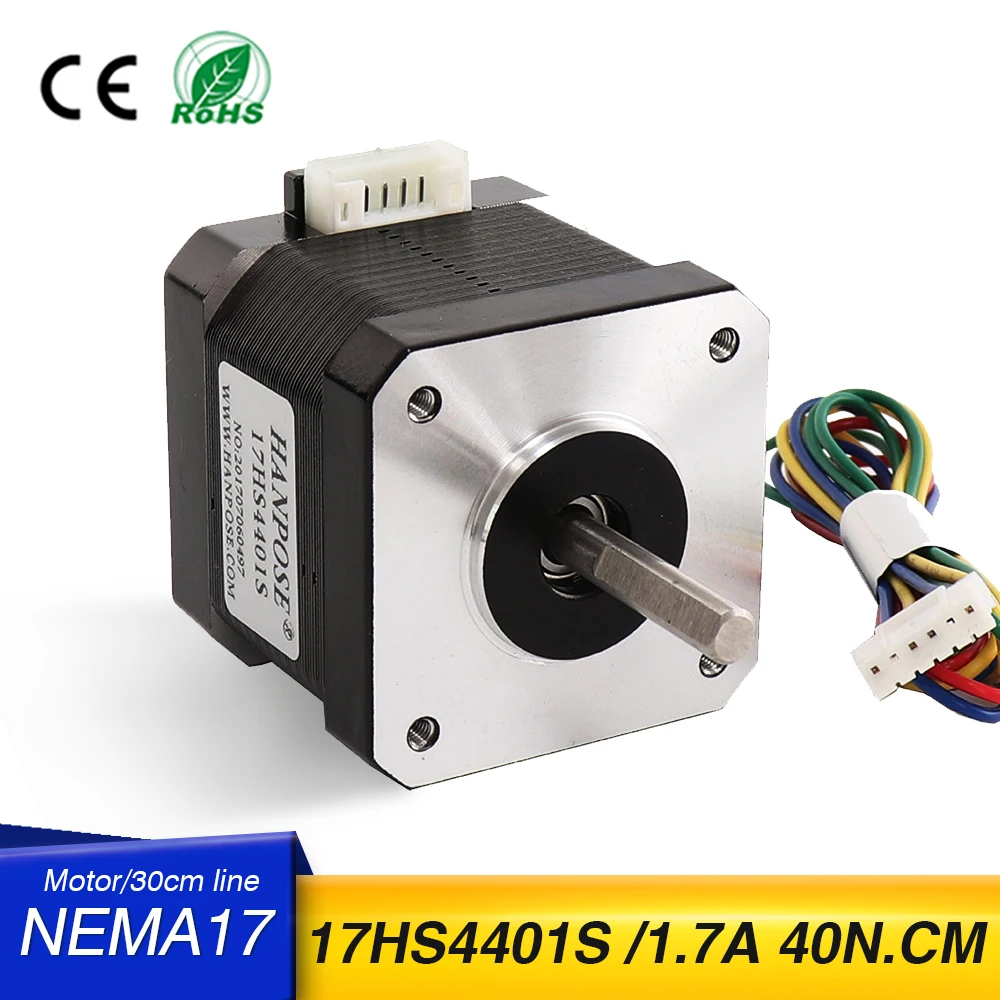 Nema17-Stepper-Motor-12v-17HS4401S-1-8-degree-42-High-torque-motor-40N ...