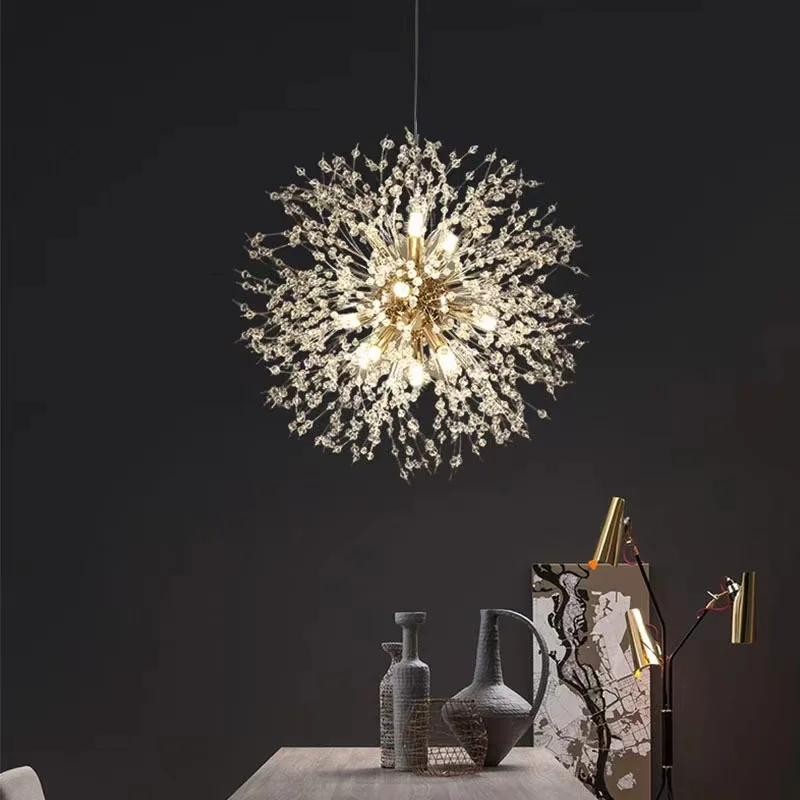 Modern-LED-Dandelion-Chandelier-Interior-Decor-Hanging-Lamp-Dining ...