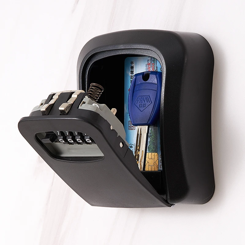 Key-Box-with-Code-Lock-Storage-Secret-Boxes-Wall-Key-Organizer-4-Digit ...