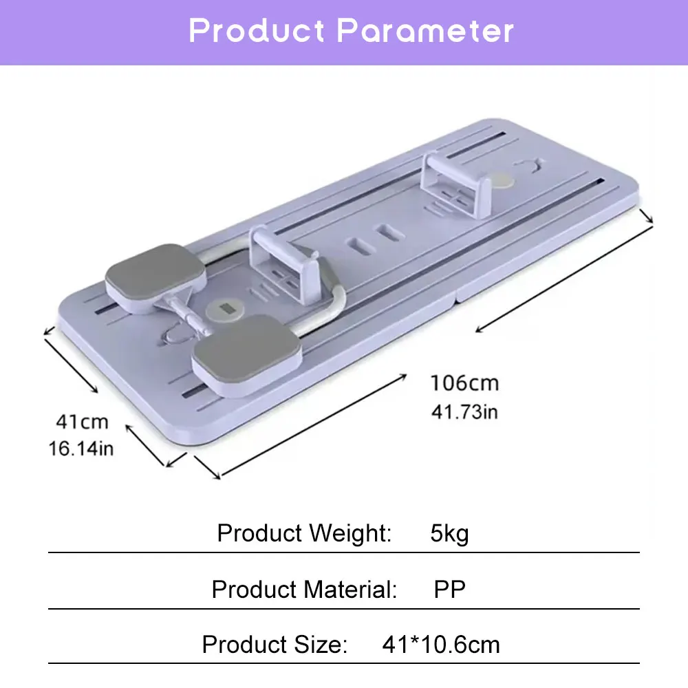 6 in 1 Home Foldable Multifunctional Pilates Reformer Board with Timer ...