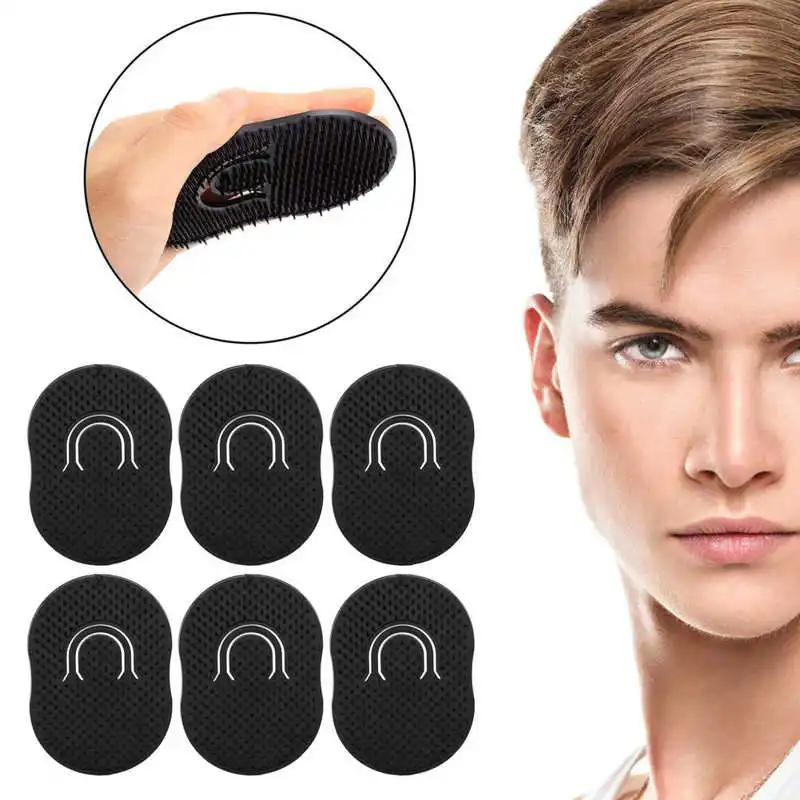 6pcs Pocket Shampoo Palm Combs Portable Lightweight Handheld Massager ...