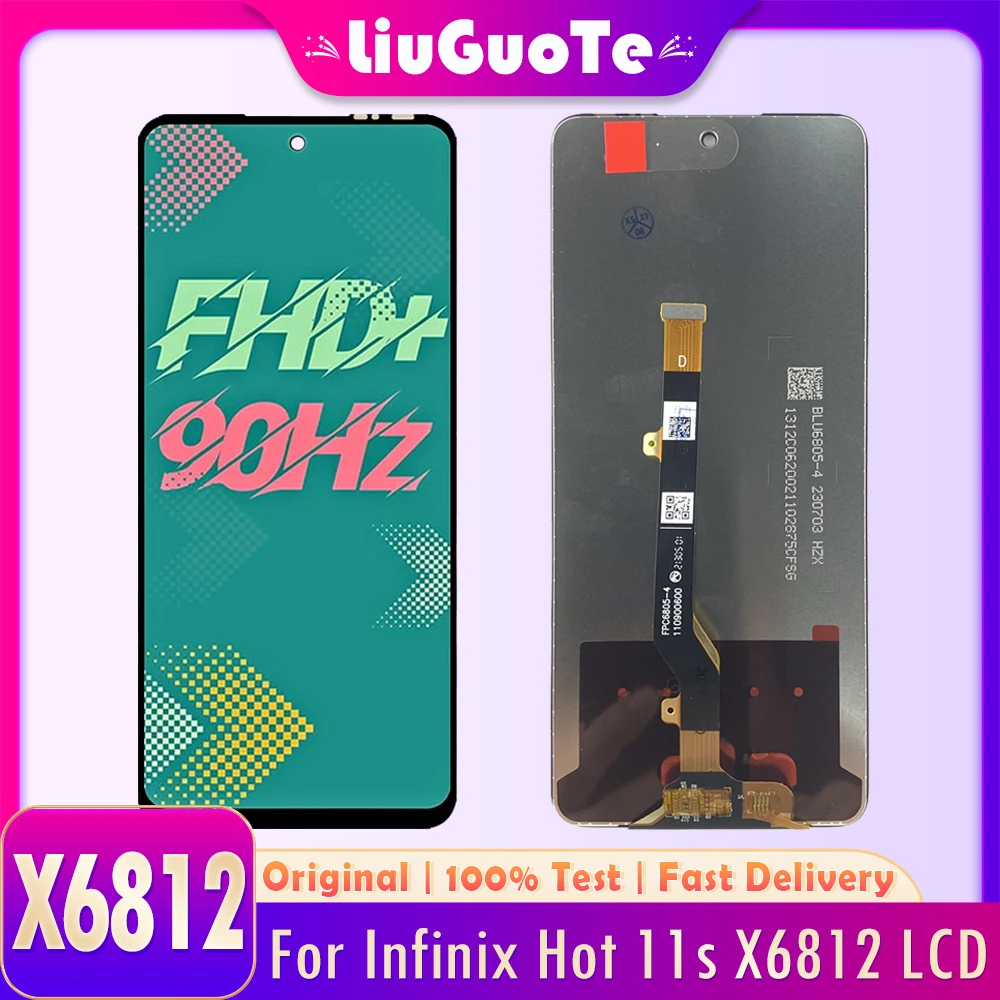 6-78-Original-Display-For-Infinix-Hot-11S-X6812-LCD-Display-Touch ...
