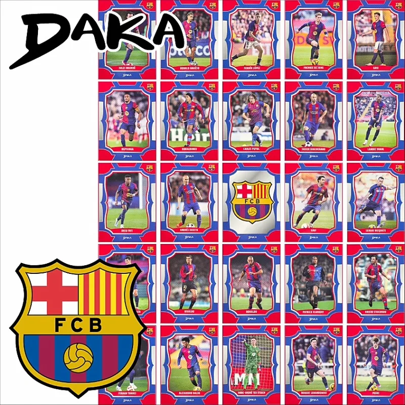 2024-2025 DAKA Genuine Football Star Card Barcelona Puyol Ronaldo Yamal ...
