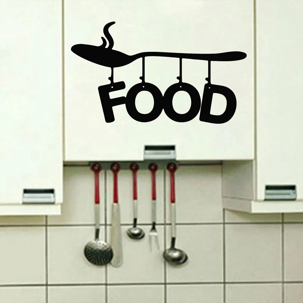Food-English-Letter-Wall-Sticker-Interesting-Scene-Layout-Self-adhesive ...