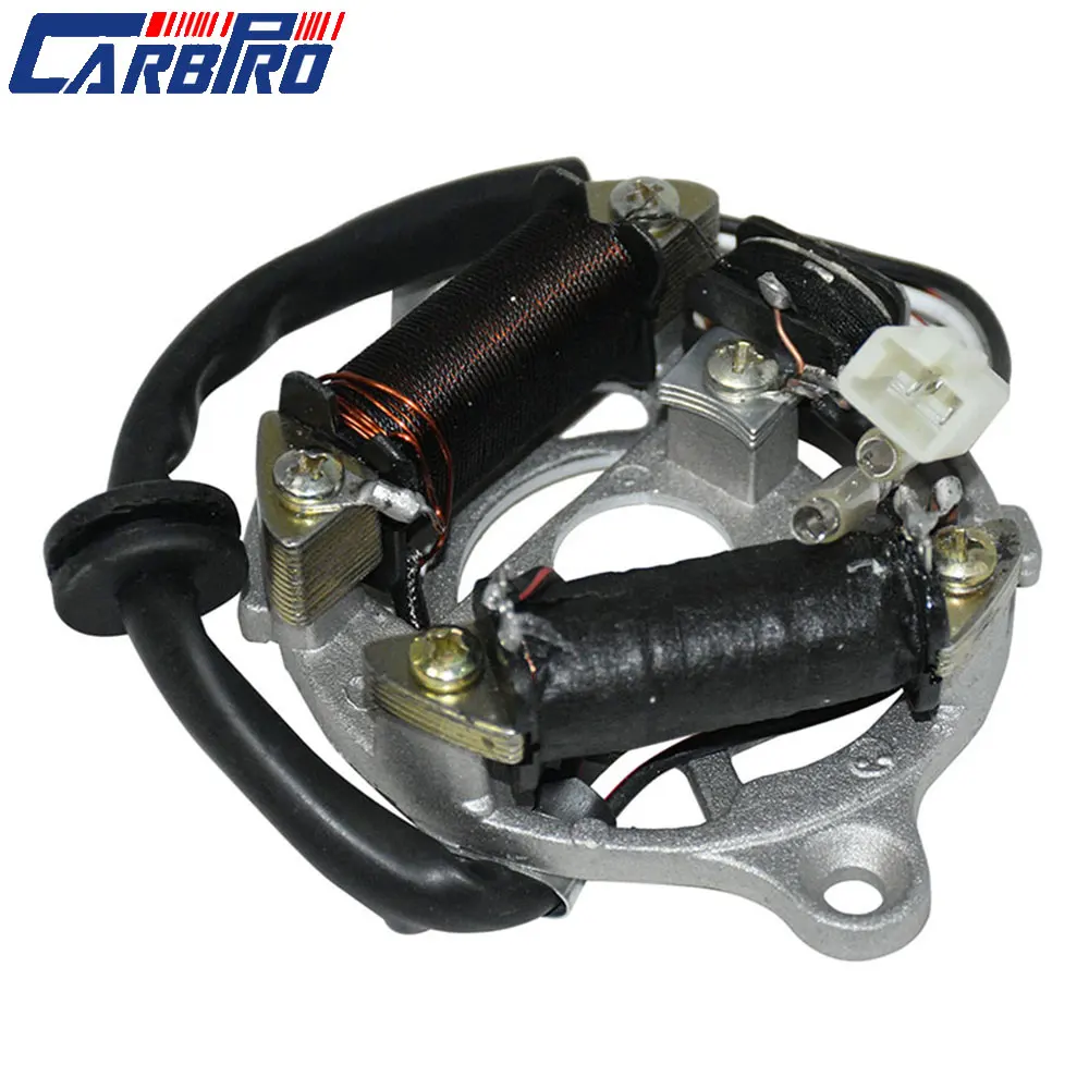 Magneto placa do estator volante para yamaha pw50 py50 peewee 50 pit ...