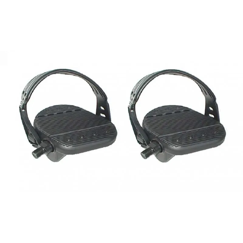 Static Bicycle Pedal With Thread Strap 1/2" - Bicycle Bottom Brackets ...