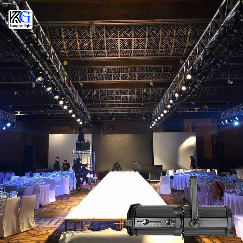 LED-Profile-Light-Spotlight-COB-200W-Imaging-LED-Stage-Lights-RBGW ...