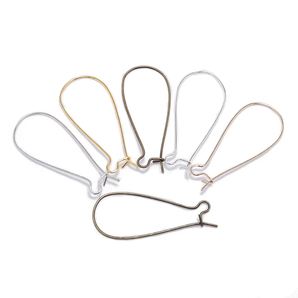 50Pcs-French-Earring-Loop-Hoops-Ear-Wire-Hook-For-Jewelry-Making ...
