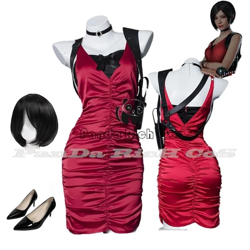 Ada-Wong-Cosplay-para-mulheres-residente-feminina-vestido-Cheongsam-mal ...