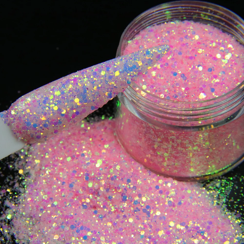 10g-UV-Color-Changing-Glitter-Mixed-Nail-Art-Powder-Colorful-Chunky ...