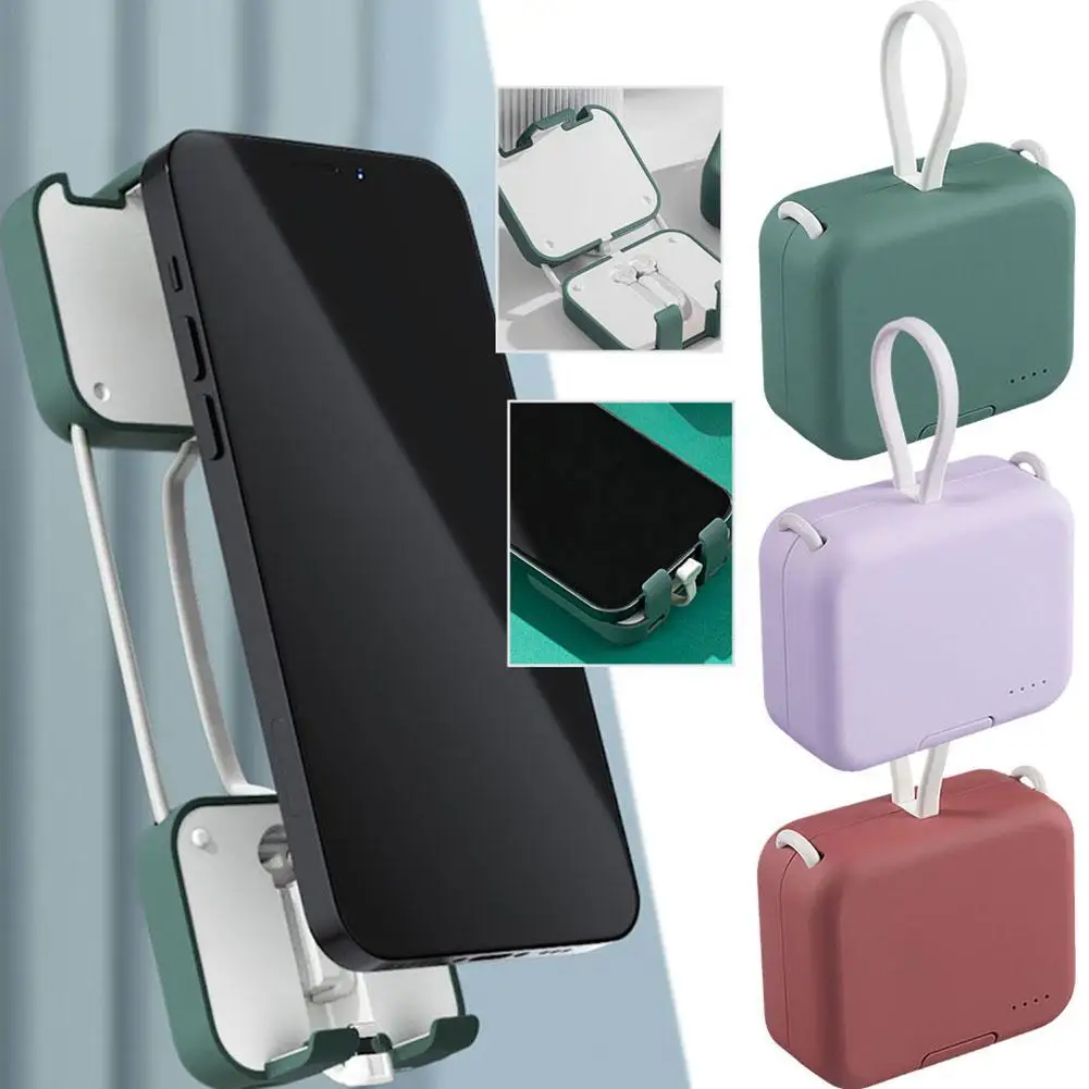 Creative-Handbag-Back-Clip-Mini-Power-Bank-4000mAh-Portable-Charging ...