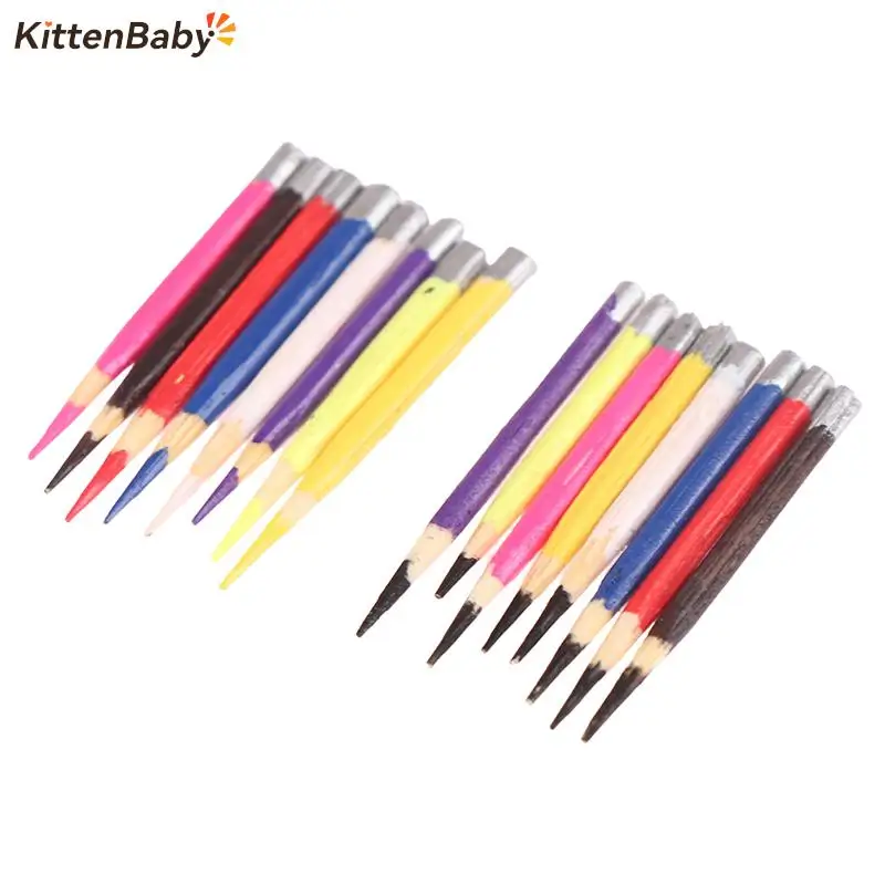 8Pcs-1-12-Dollhouse-Miniature-Pen-Mini-Colored-Pencil-School-Supplies ...