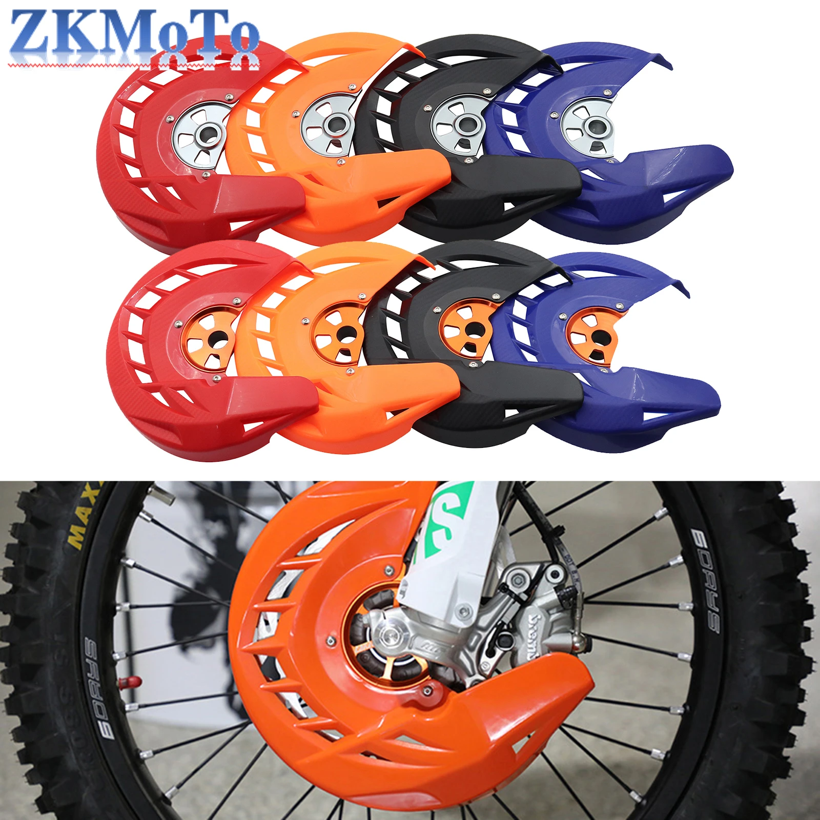 Motorcycle 22mm 26mm Brake Cover Front Brake Disc Guard For KTM 125 150 ...