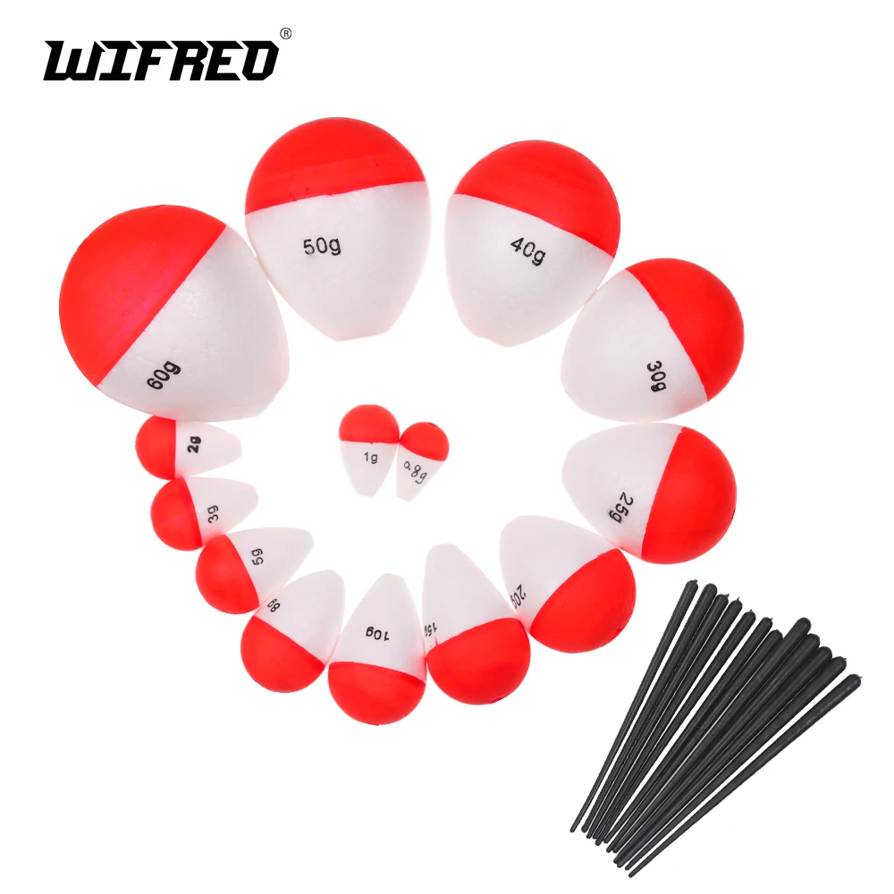 Wifreo Bobber Fishing Float 0.8-60g Foam Float Tube Boias Pesca Sea ...