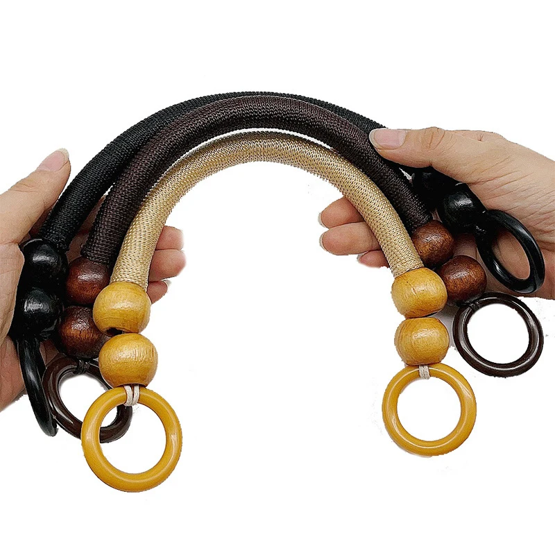 DIY-Tran-ado-Nylon-Handbag-Madeira-Handle-Nylon-Rope-Handbag-Acess-rios ...