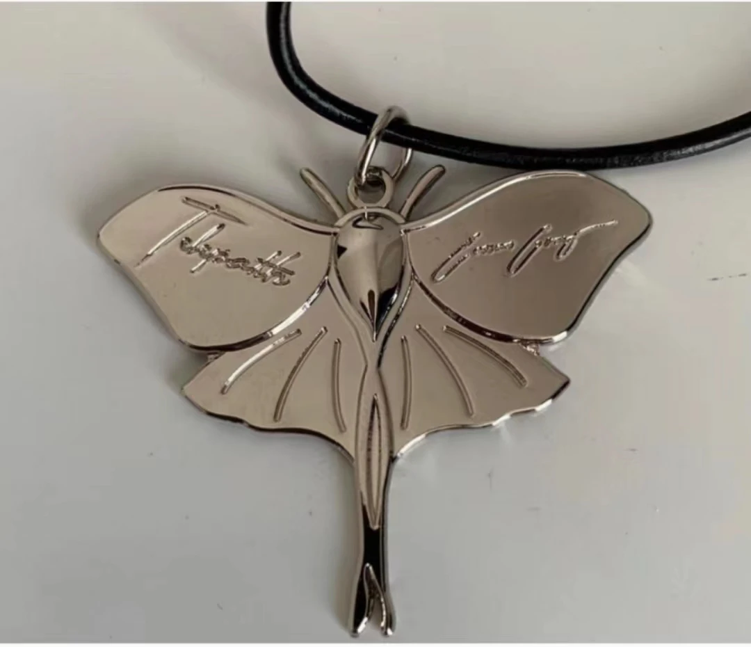 New-Telepath-Conan-Gray-Letter-Dragonfly-Necklace-Black-Leather-Rope ...