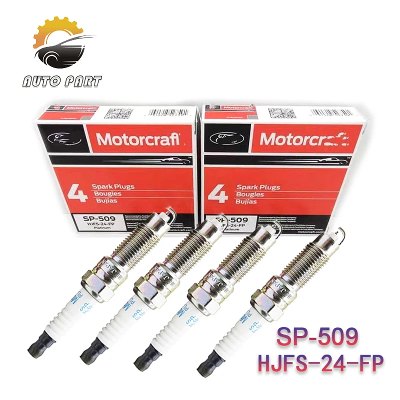 MOTO-RCRAFT Platina Spark Plugs, Fit para Ford F150, F350, F250, Mercury Explorer, Mustang ...