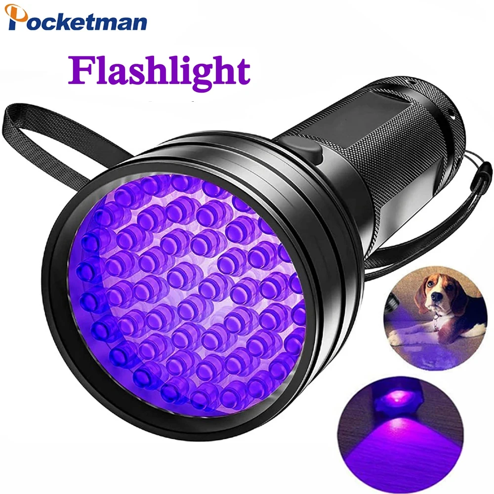 Black-Light-UV-Flashlight-395nm-Blacklights-Portable-Ultraviolet ...