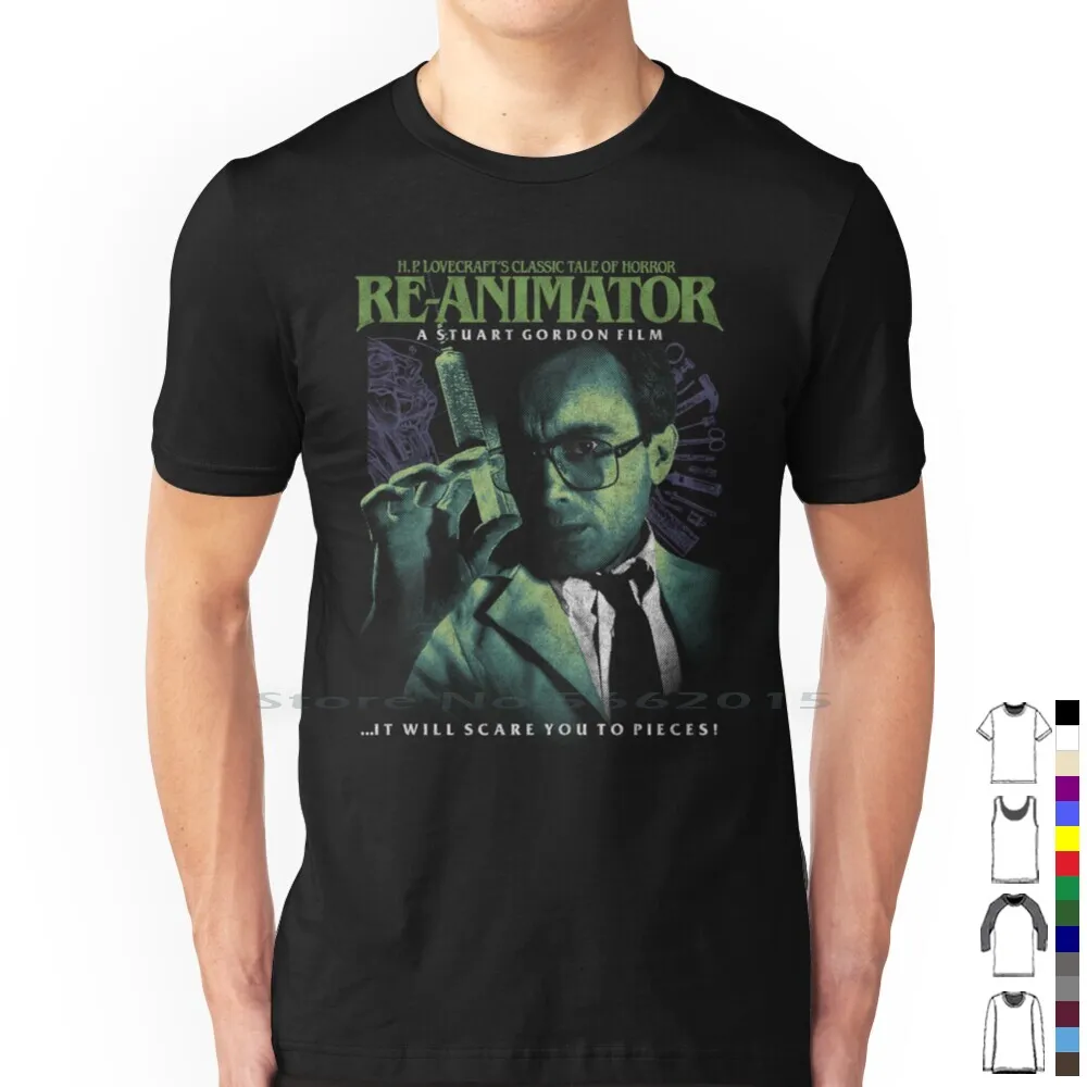 Reanimator-Re-Animator-Herbert-West-T-Shirt-100-Cotton-Reanimator-Hp ...