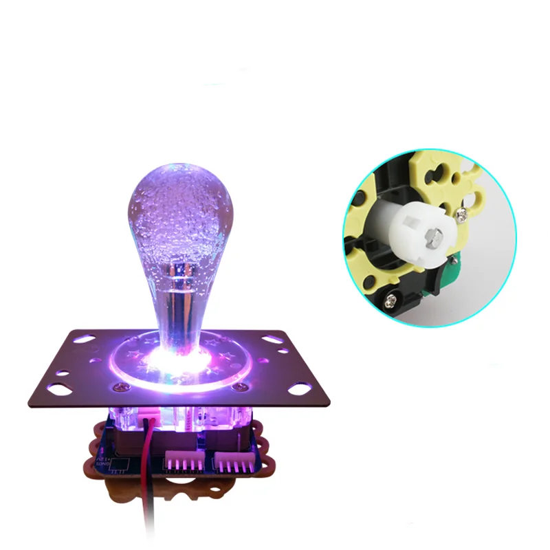 Colorful-Lights-Elliptical-Crystal-Balltop-Rocker-Arcade-Game-Oval ...