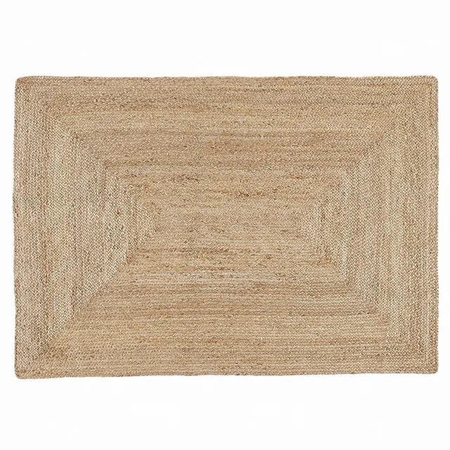 Living Room Carpet Natural Jute Traditional Hand Knitting Bedroom Rug ...