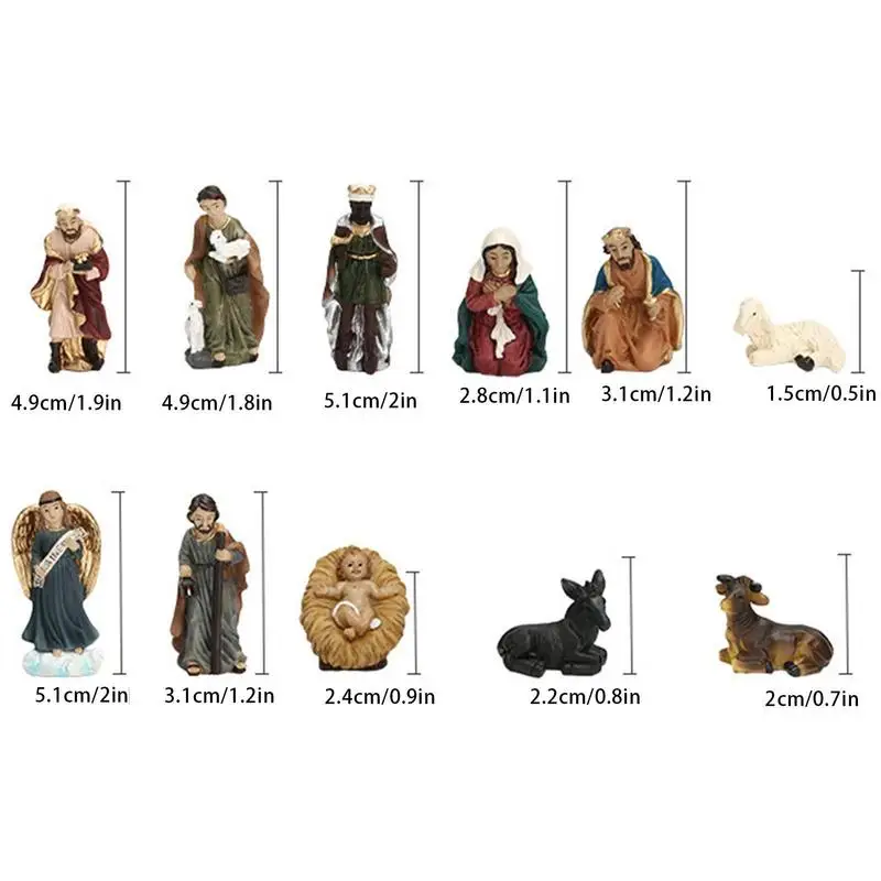 Statue-Nativity-Scene-Set-Christmas-Crib-Figurines-Baby-Jesus-Manger-Miniatures-Ornament-Church ...