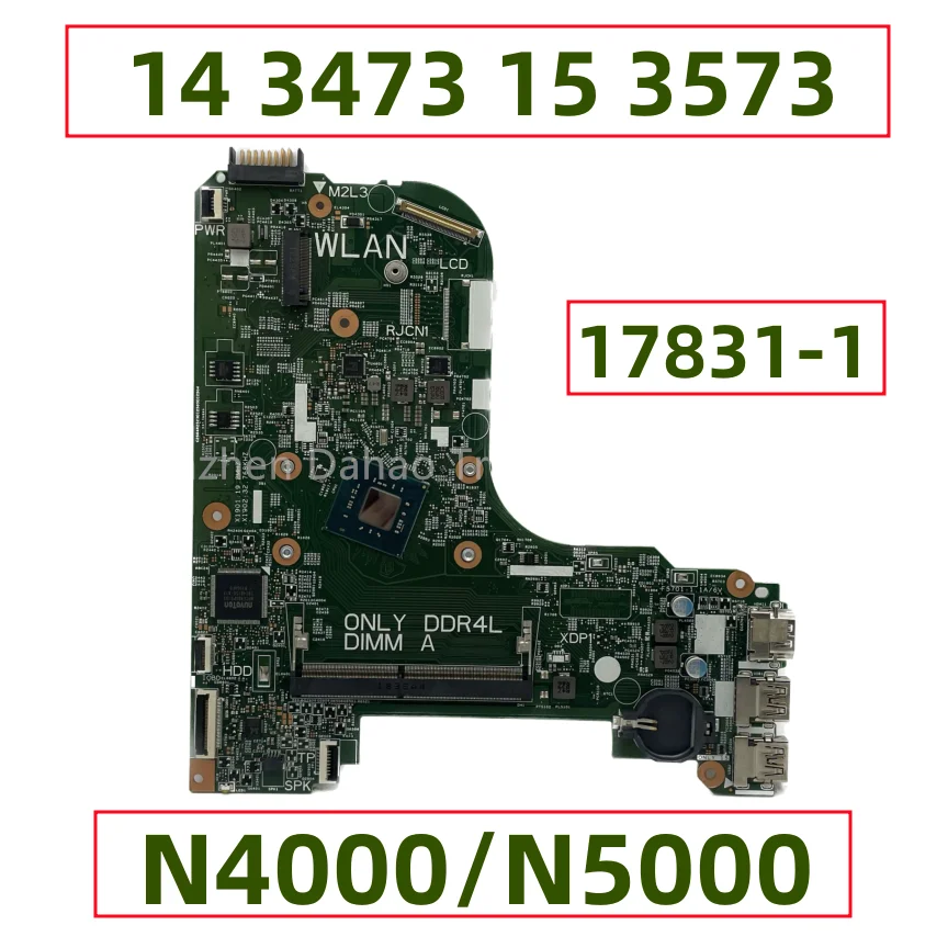 17831-1 3C99P For Dell Inspiron 14 3473 15 3573 Laotop Motherboard CN ...