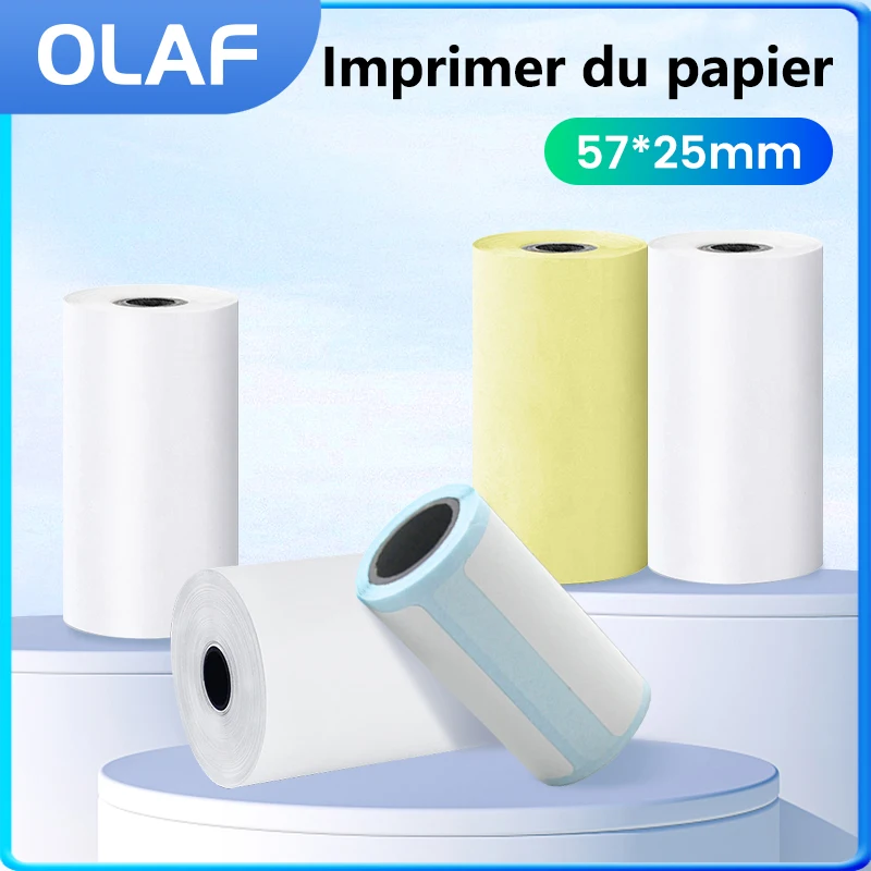 Mini-papier-d-imprimante-papier-auto-adh-sif-HD-couleur-papier ...