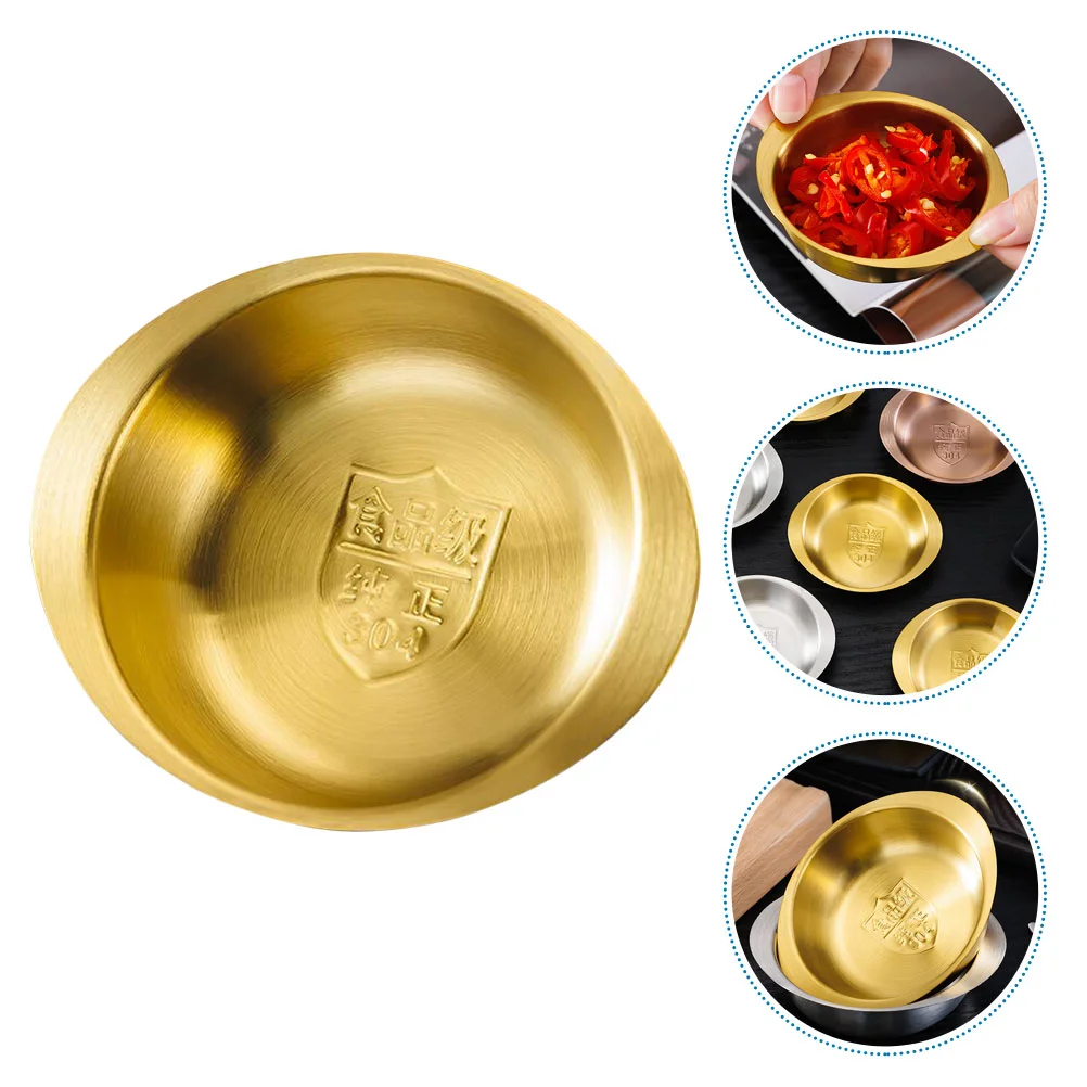Stainless-Steel-Soy-Sauce-Dish-Small-Food-Containers-Salad-Dressing ...