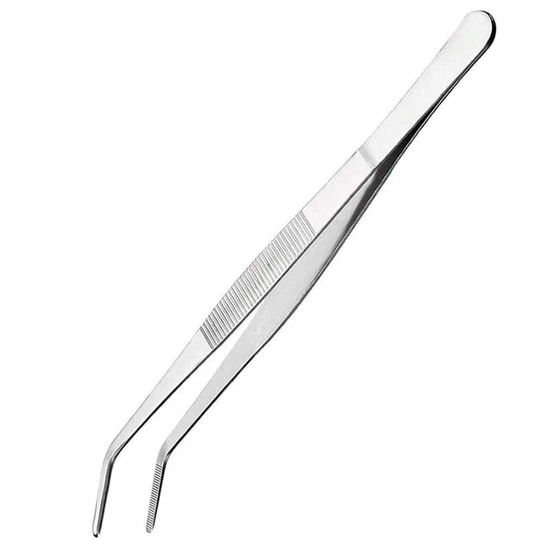 Promotion-Stainless-Steel-Precision-Kitchen-Culinary-Tweezer-Tongs-Long ...