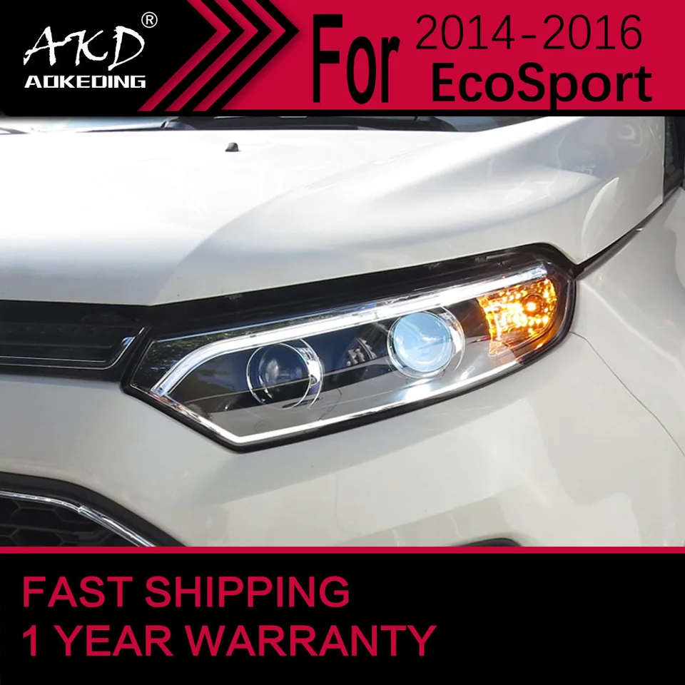 Ford Ecosport Modified Headlights