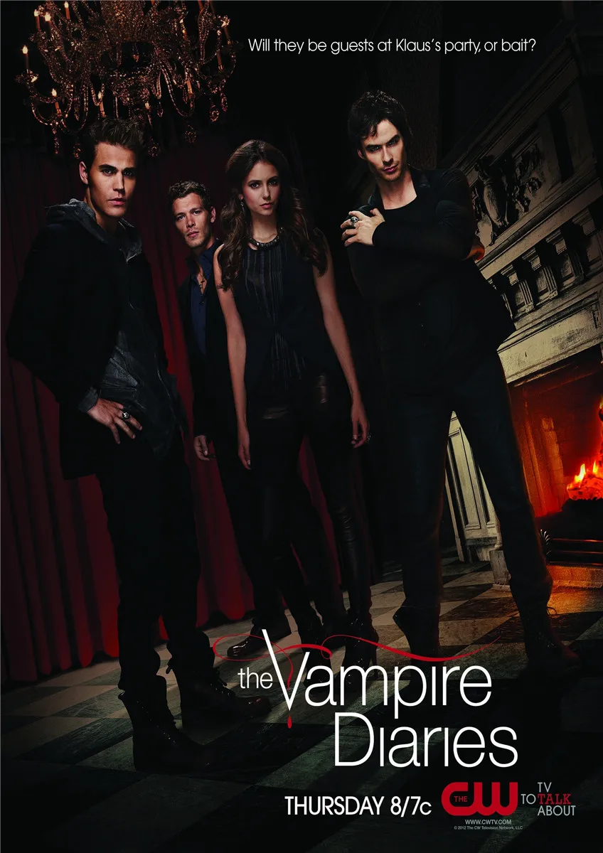 Objet décoration murale,The Vampire Diaries Posters,Classic Movie TV ...