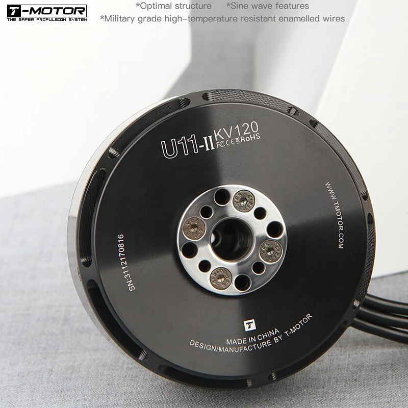 T MOTOR U11 II KV120 heavy Lift 12S Drone Motoren Bürstenlosen Motor für 100kg Nutzlast Drone ...