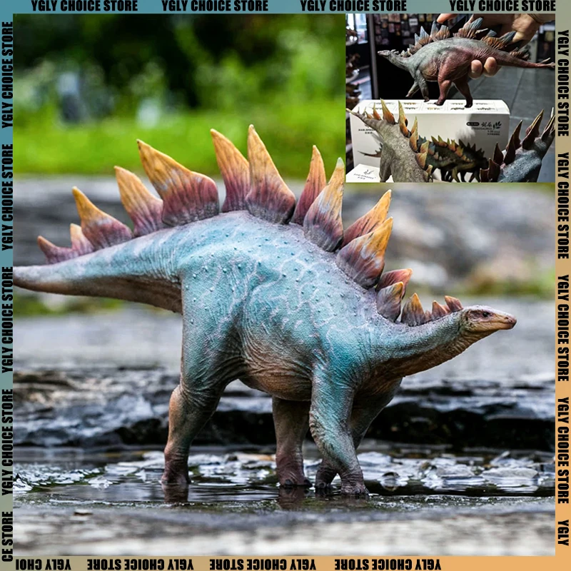 1-35-HAOLONGGOOD-Stegosaurus-Toy-Prehistoric-Animal-Model-With-Retail ...