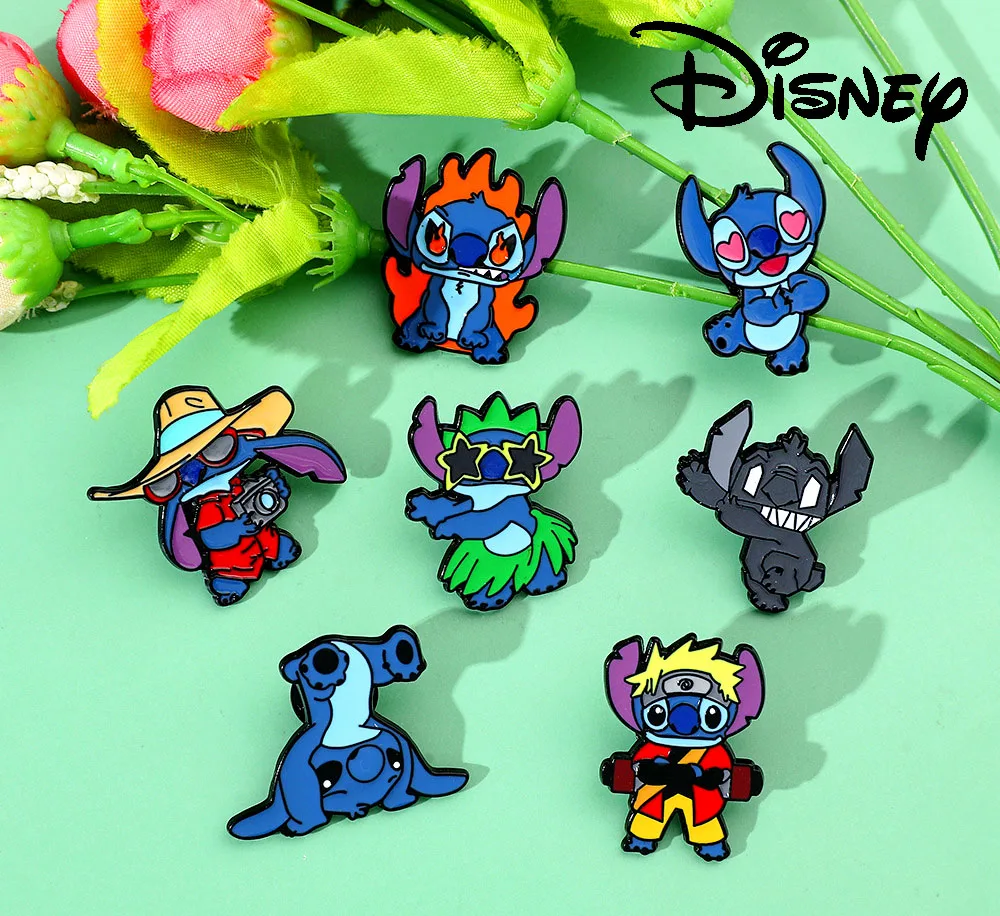 Disney-Stitch-Cute-Brooch-Metal-Enamel-Pins-Anime-Pins-Backpack ...