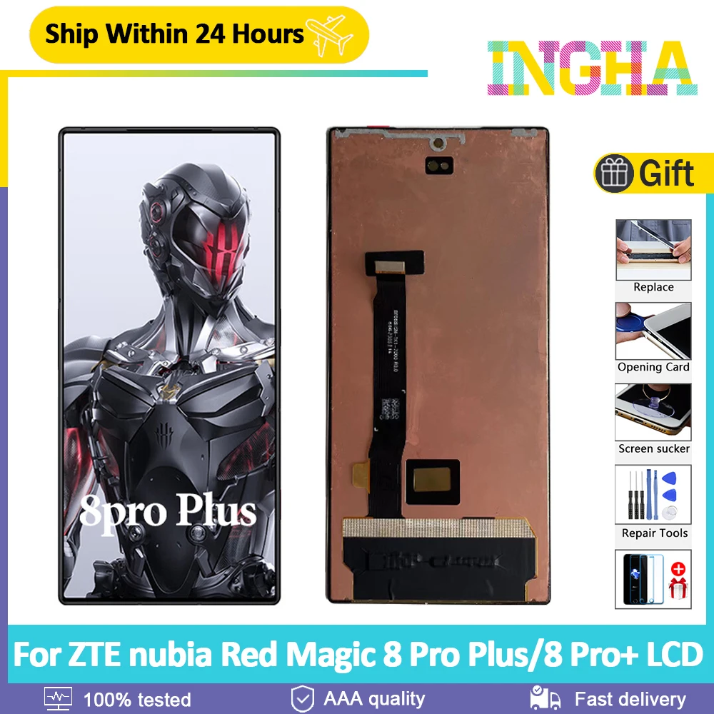 Original-AMOLED-6-8-For-ZTE-nubia-Red-Magic-8-Pro-Plus-RedMagic-8-Pro ...