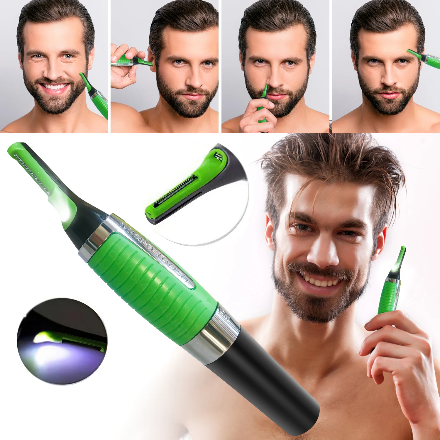 Eyebrow Ear Nose Trimmer Men Shaver Personal Nose Electric Care Trimer ...
