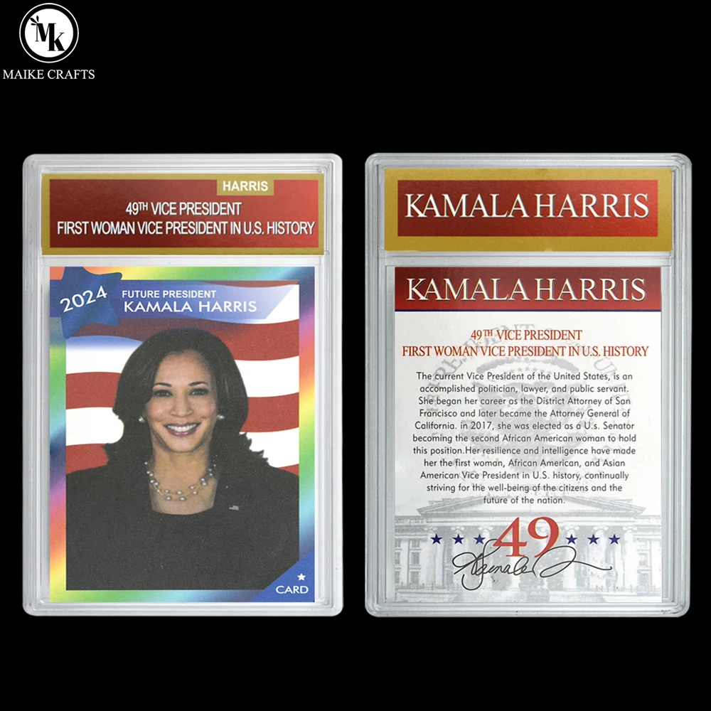 2024 Future President Kamala Harris Paper Rating Card First Woman Vice ...