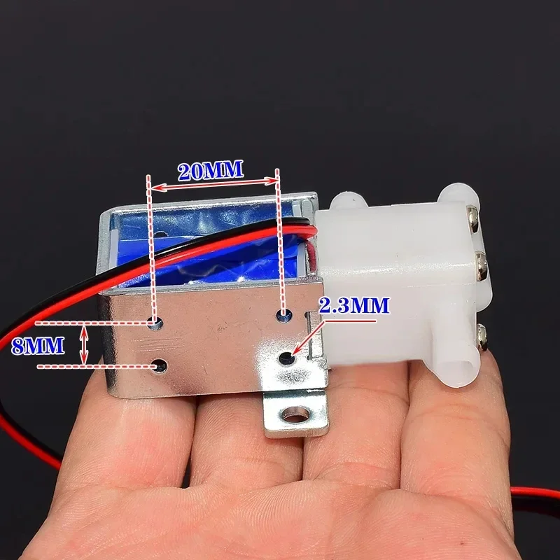 DC-6V-12V-24V-Two-position-Three-way-Water-Valve-Micro-Electromagnetic ...
