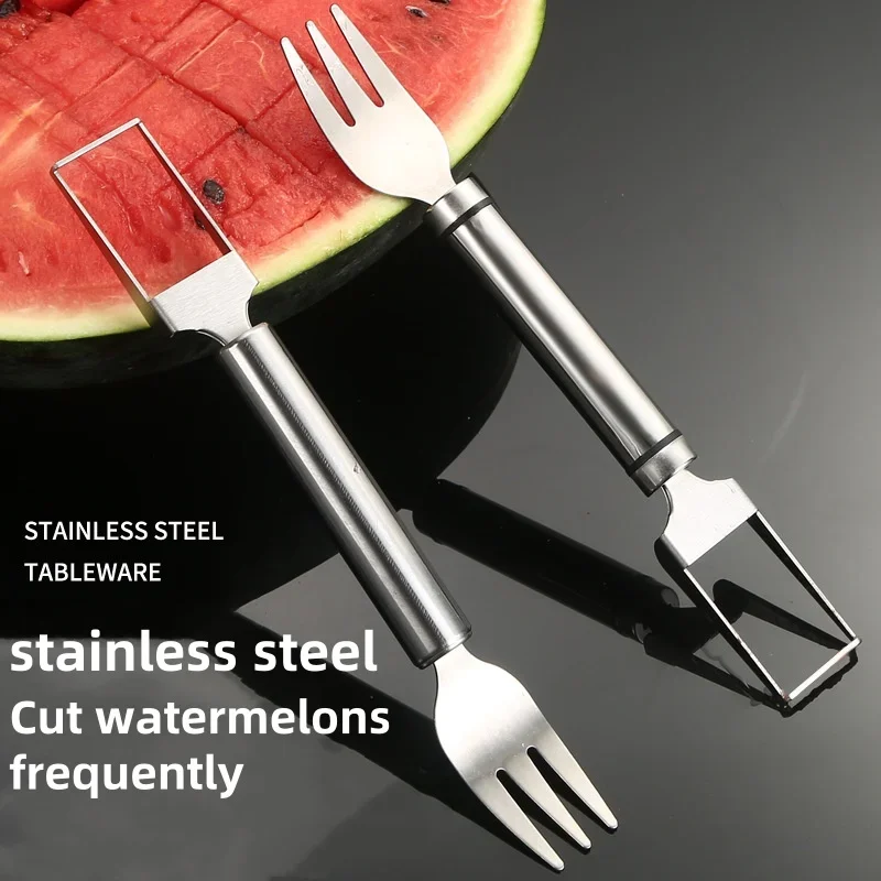 Best Selling Stainless Steel Double Headed Watermelon Fork Cutter Ball ...
