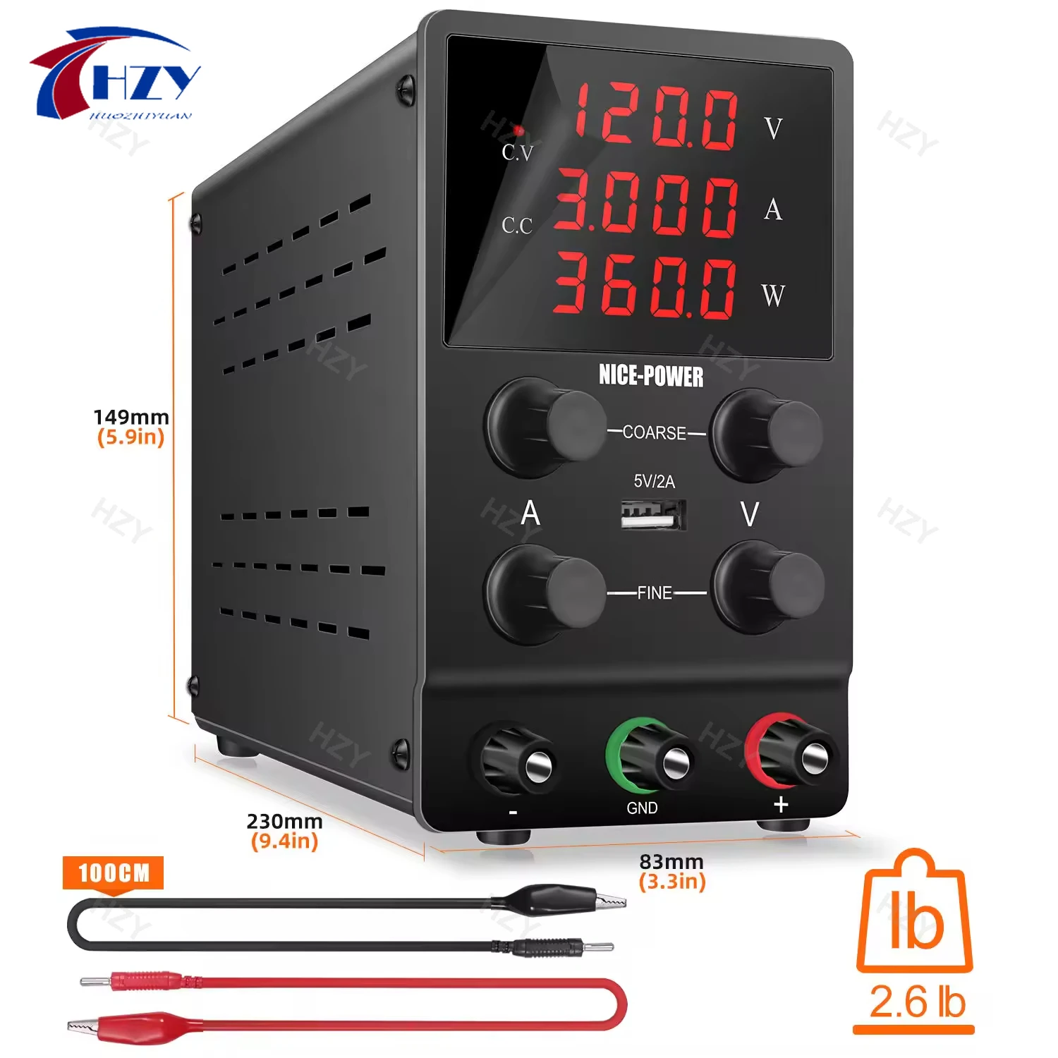 Nice Power 120V 3A SPS3010 Multi-functional power Supply Fast Charger ...